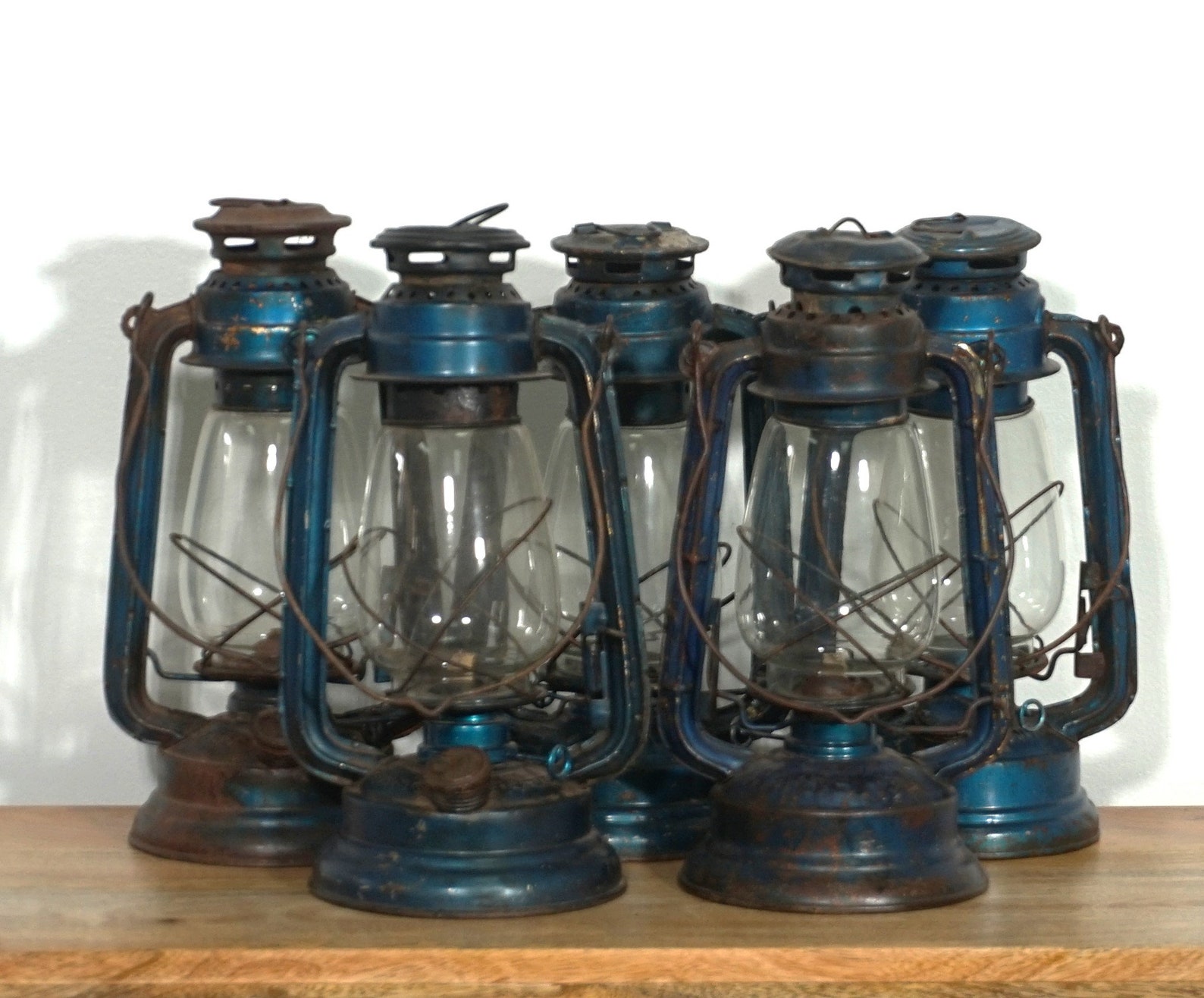 Vintage Hurricane Lantern: Rustic Farmhouse Oil Lamp Decor - Etsy