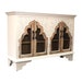 Hand-crafted Solid Wood Arched Buffet Cabinet Sideboard Credenza ...