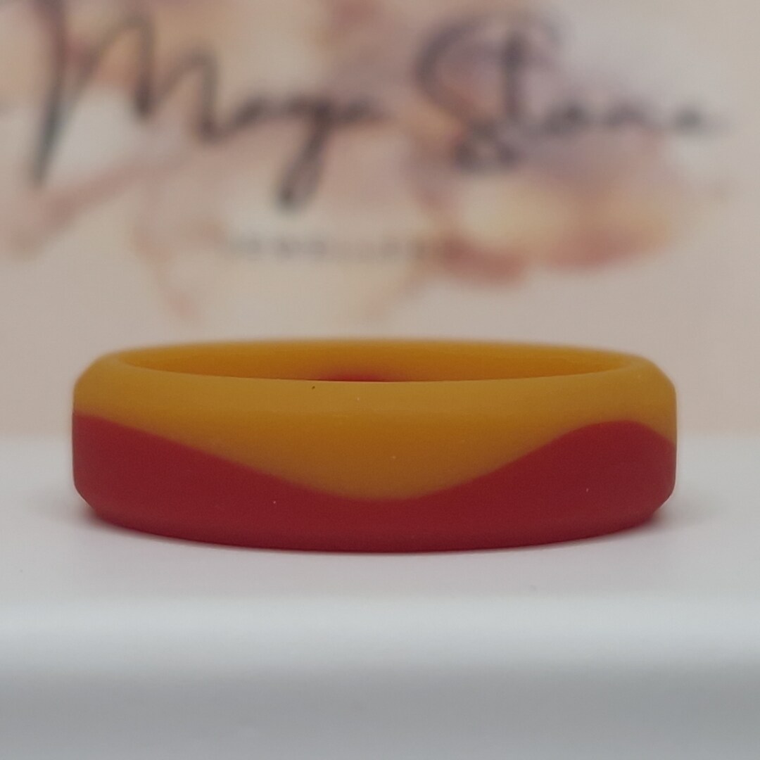 Ketchup and Mustard Silicone Ring A33-39 - Etsy