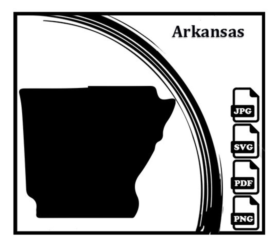 Arkansas SVG Files | Arkansas Cut Files | United States of America ...