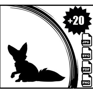 Fox SVG, Fox Clipart, Fox Silhouette Bundle, Fox Png, Fox Cricut Files ...