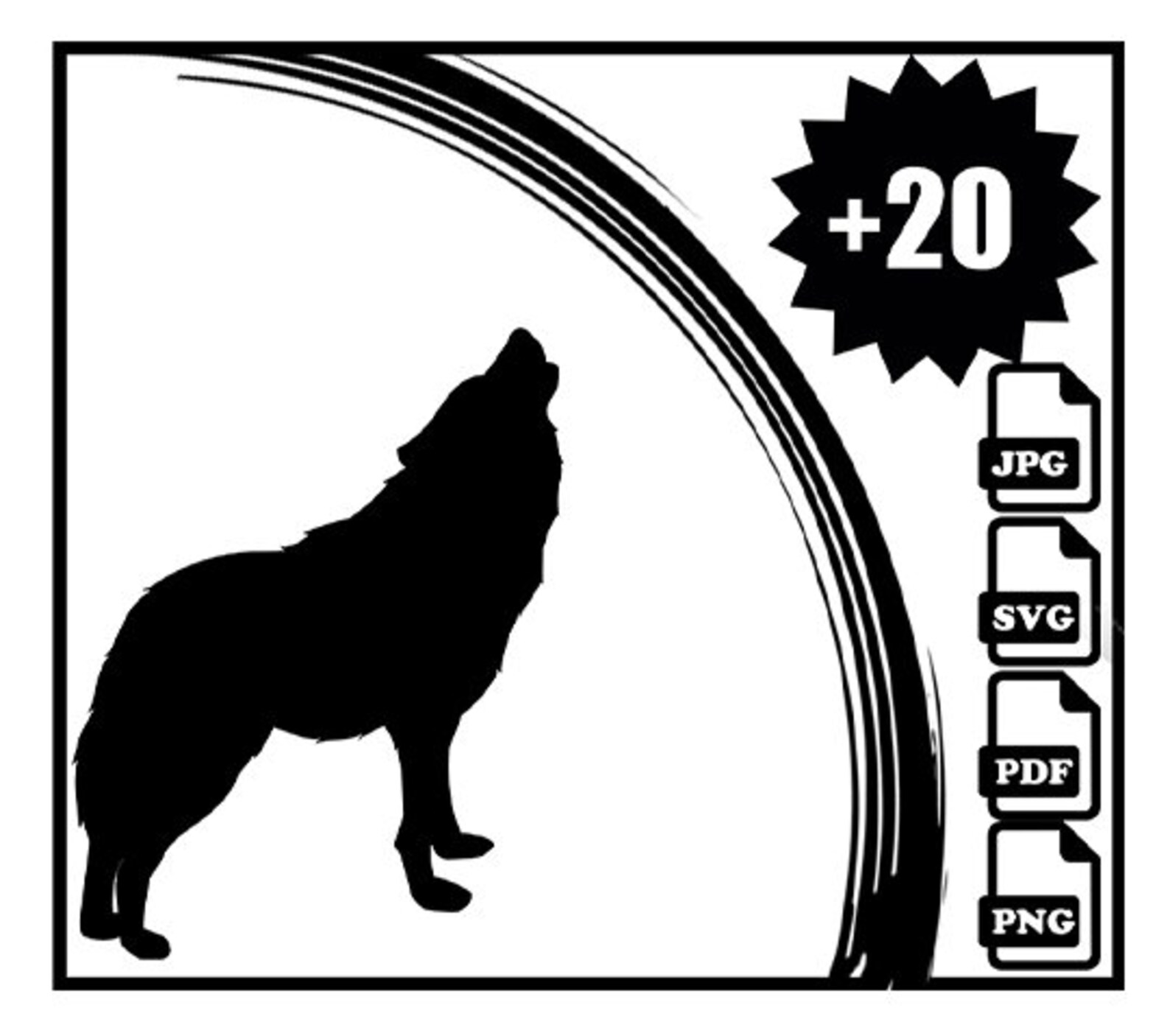 Wolf SVG Bundle, Wolf SVG, Howling Wolf Svg, Wolves Svg, Lasercut Files ...