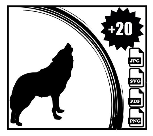 Wolf SVG Bundle, Wolf SVG, Howling Wolf Svg, Wolves Svg, Lasercut Files ...