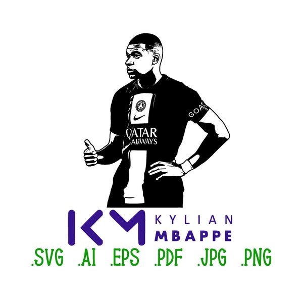 Mbappe Vector - Etsy Singapore