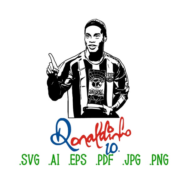 Ronaldinho Svg - Etsy