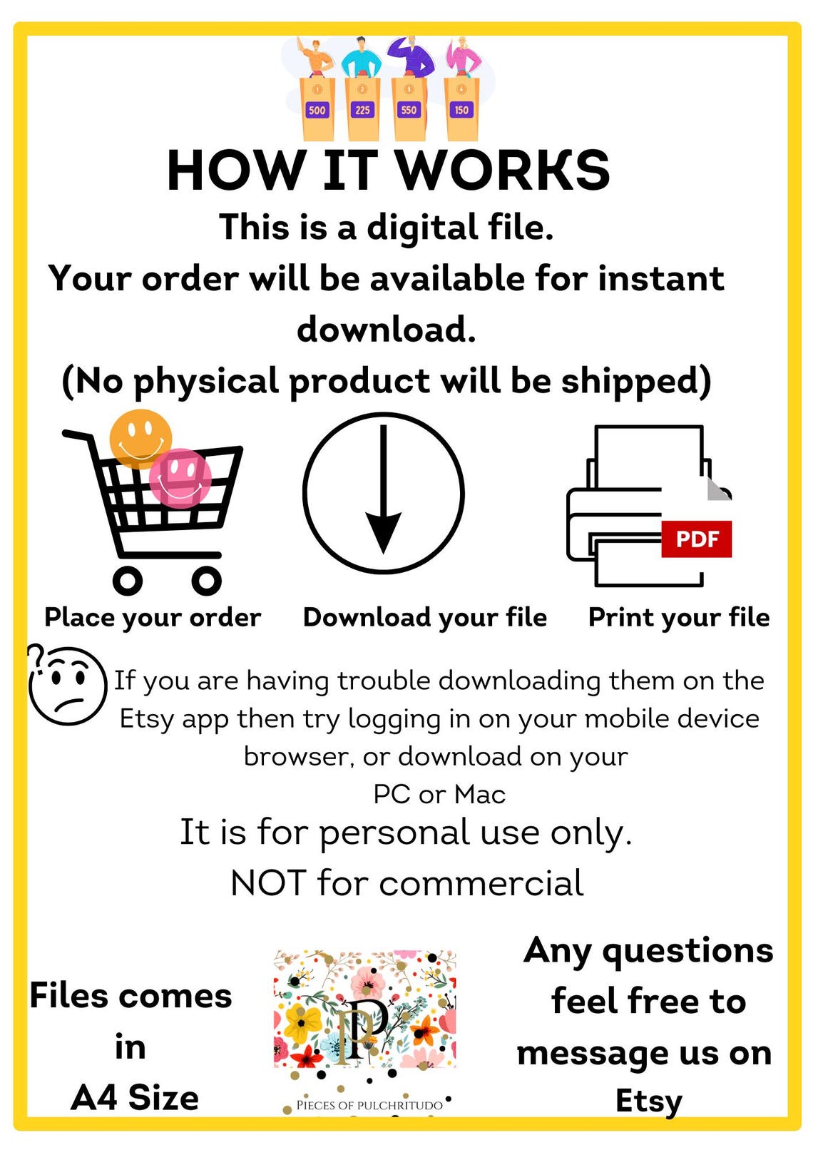 FRIENDS Feud Game, Printable Family Game, Friendly Feud, Trivia Quiz ...