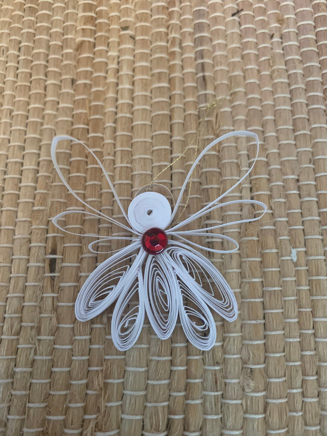 Paper Quilled Angel, Christmas Angel, Holiday Decor, Ornaments, Angel ...
