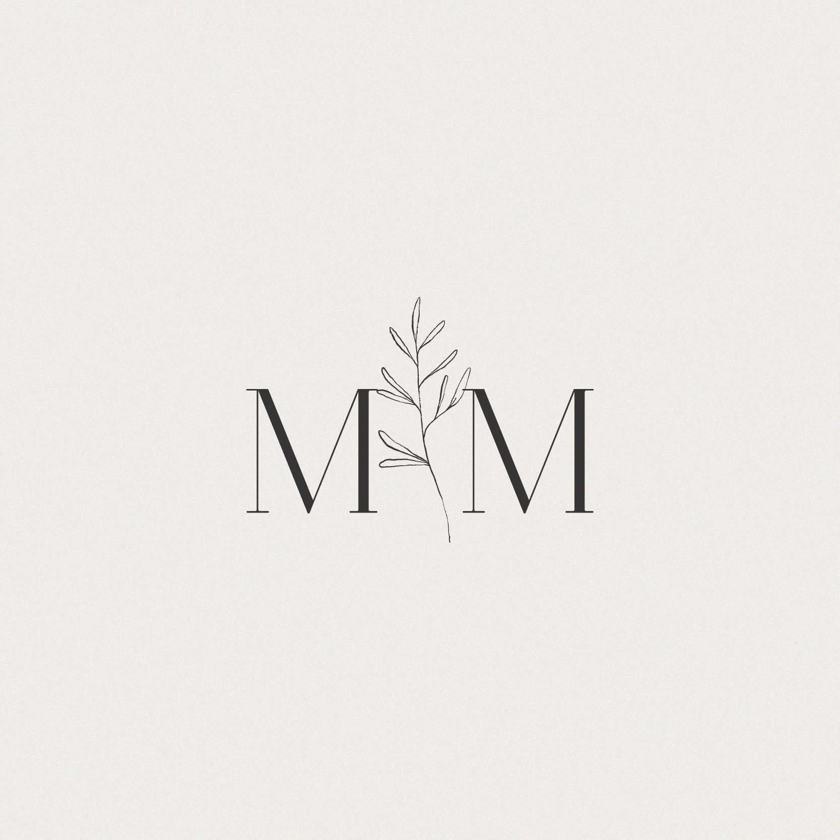 Wedding Monogram | Custom Initials, Digital Download (M & M) - Etsy