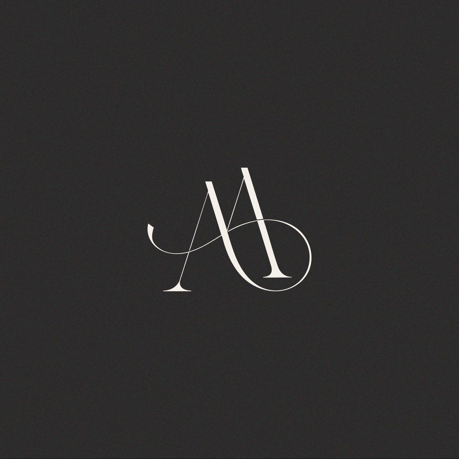 Wedding Monogram | Custom Initials, Digital Download (A & A) - Etsy