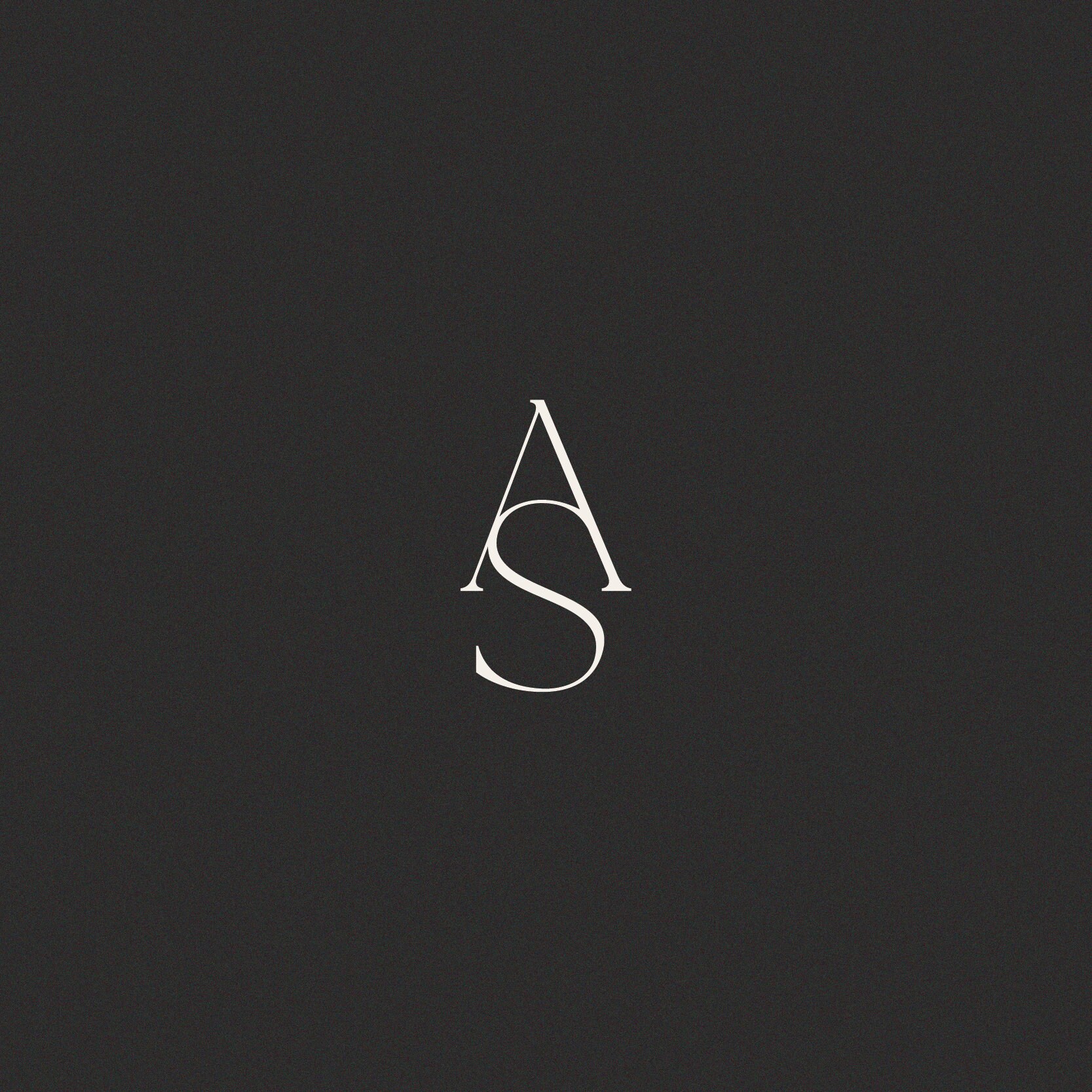 A and S Initials Wedding Monogram • Couple Monogram for Wedding ...