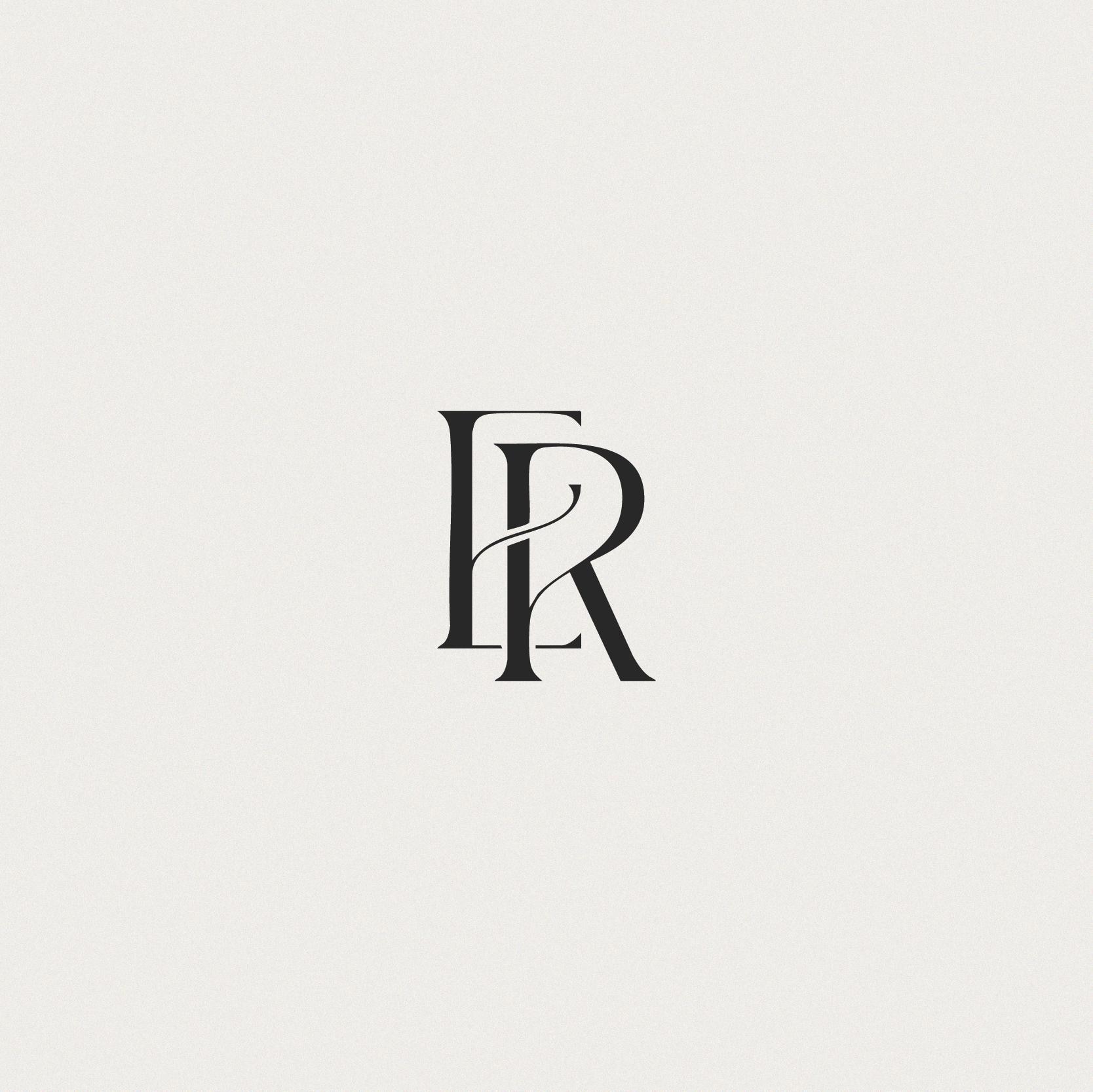 E&R Initials Wedding Monogram: Semi-custom Logo (digital Download PNG ...