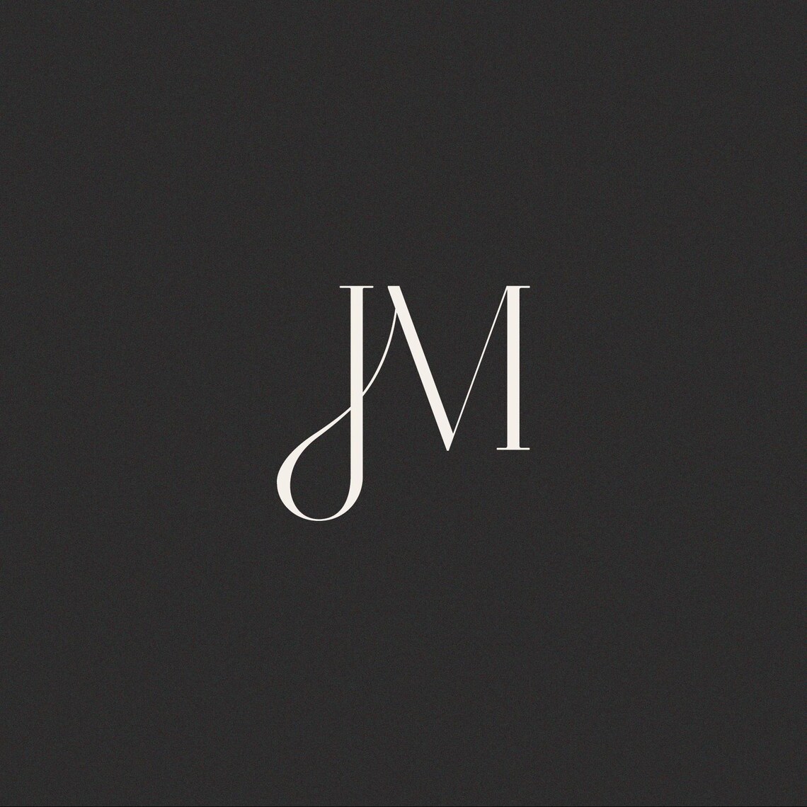 J and M Initials Wedding Monogram Couple Monogram for Wedding Wedding ...