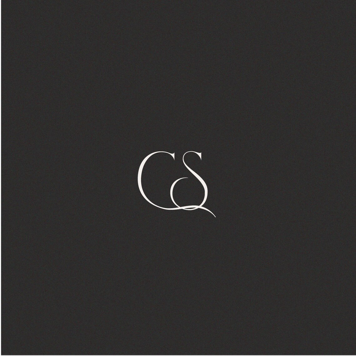 C&S Initials Wedding Monogram: Modern Couple Logo (digital Download) - Etsy