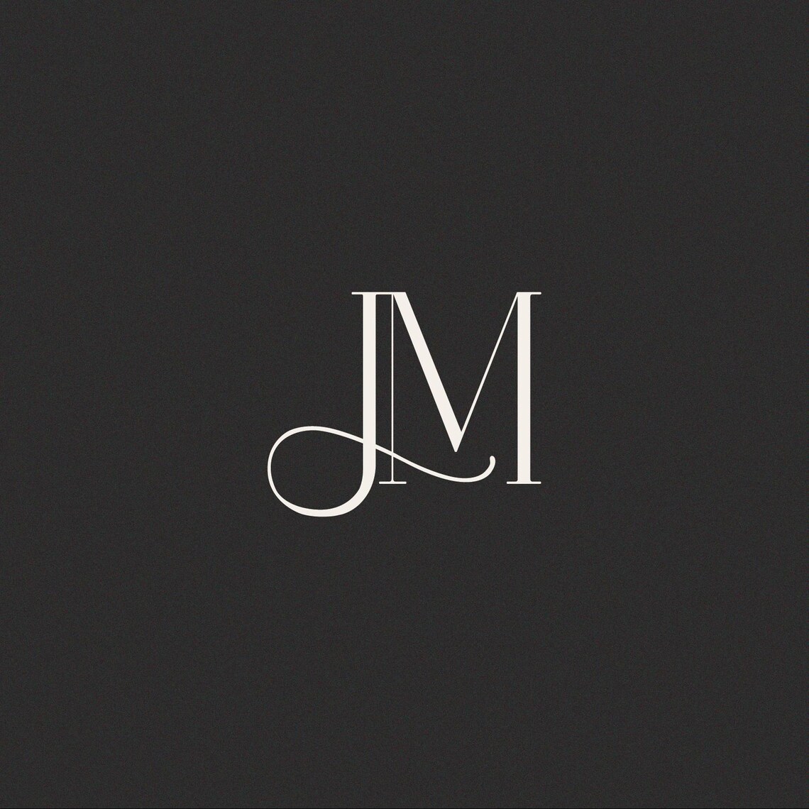 J&M Initials Wedding Monogram Logo (digital Download) - Etsy