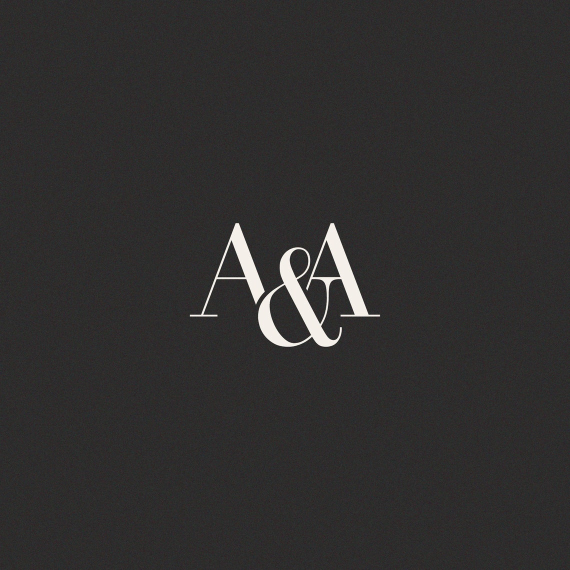 A and A Initials Wedding Monogram • Couple Monogram for Wedding ...