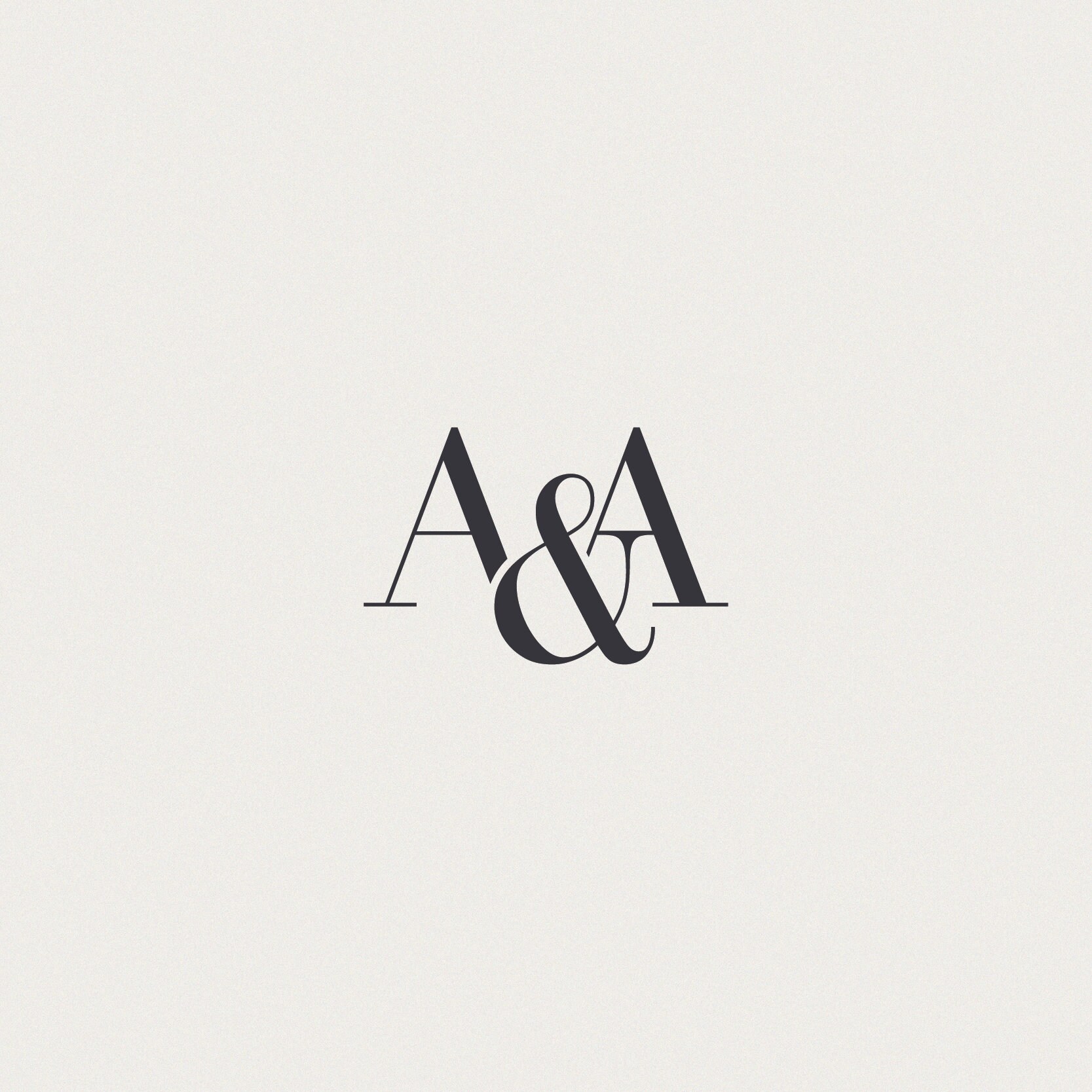 A and A Initials Wedding Monogram • Couple Monogram for Wedding ...