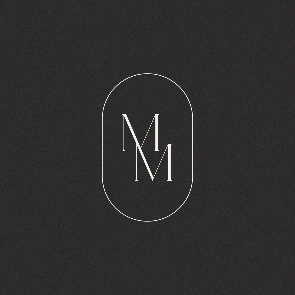 Wedding Monogram | Custom Initials, Digital Download (M & M) - Etsy