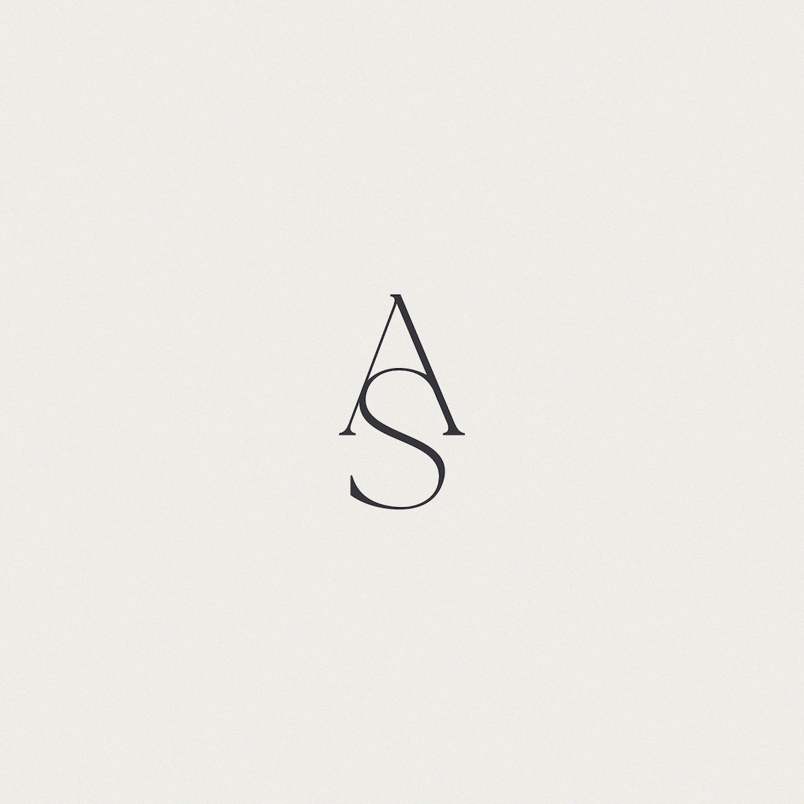 A and S Initials Wedding Monogram • Couple Monogram for Wedding ...