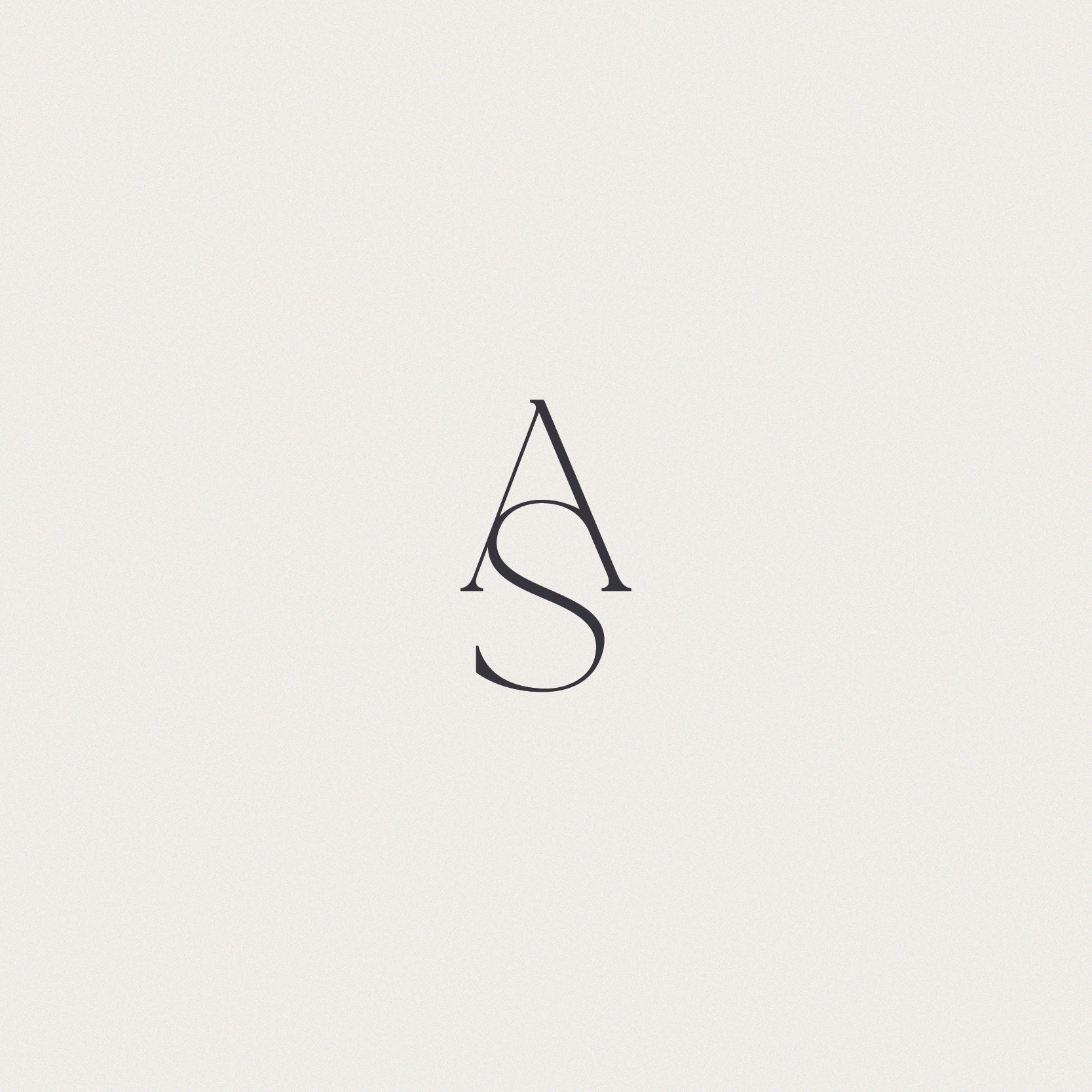 A and S Initials Wedding Monogram • Couple Monogram for Wedding ...