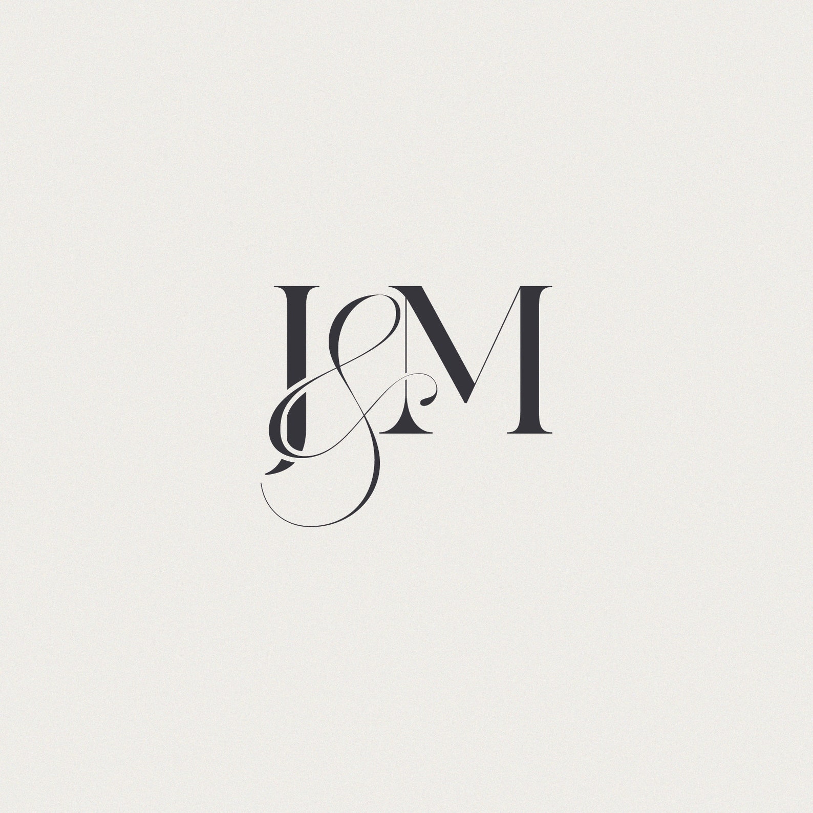 J and M Initials Wedding Monogram • Couple Monogram for Wedding ...
