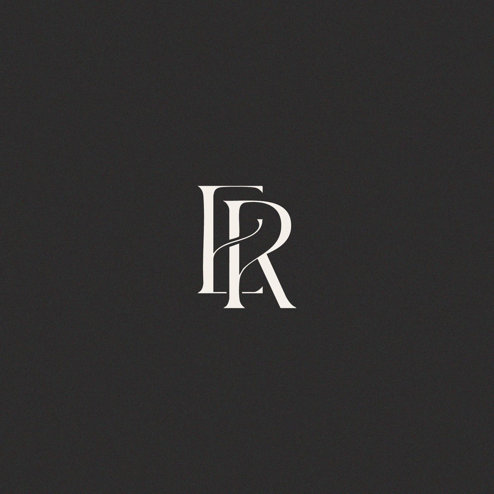 E&R Initials Wedding Monogram: Semi-custom Logo (digital Download PNG ...
