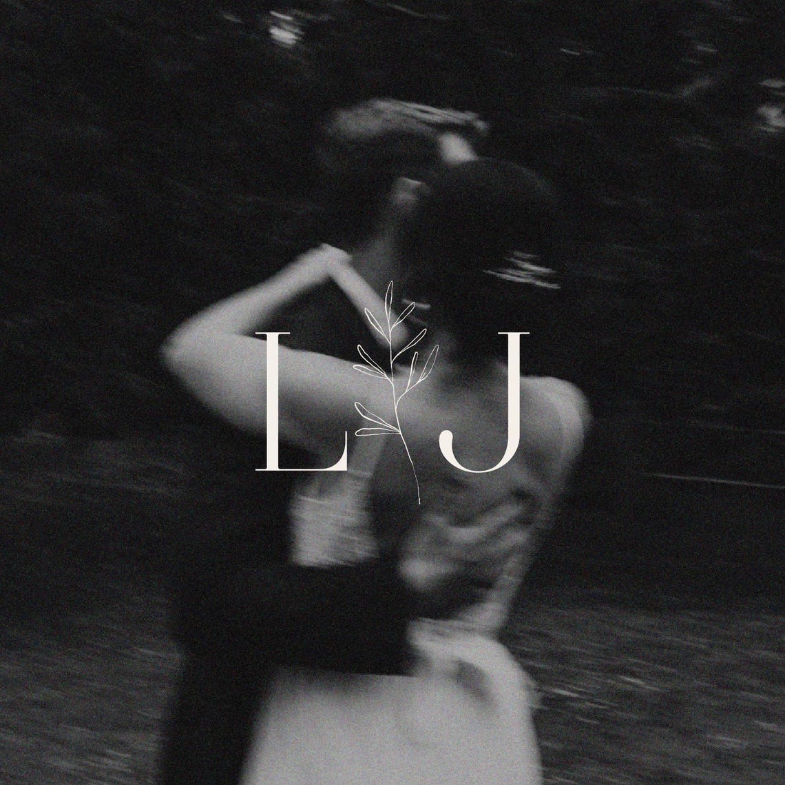 L and J Initials Wedding Monogram • Couple Monogram for Wedding ...