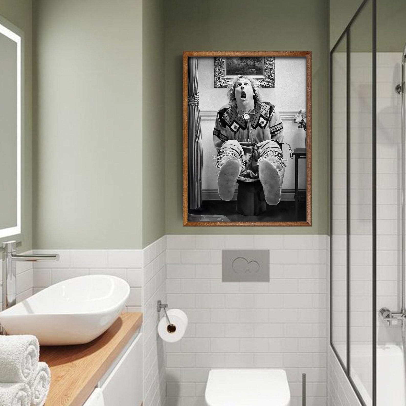 Dumb and Dumber Harry Dunne Mens Room Decor Funny Comedy Bathroom Wall ...