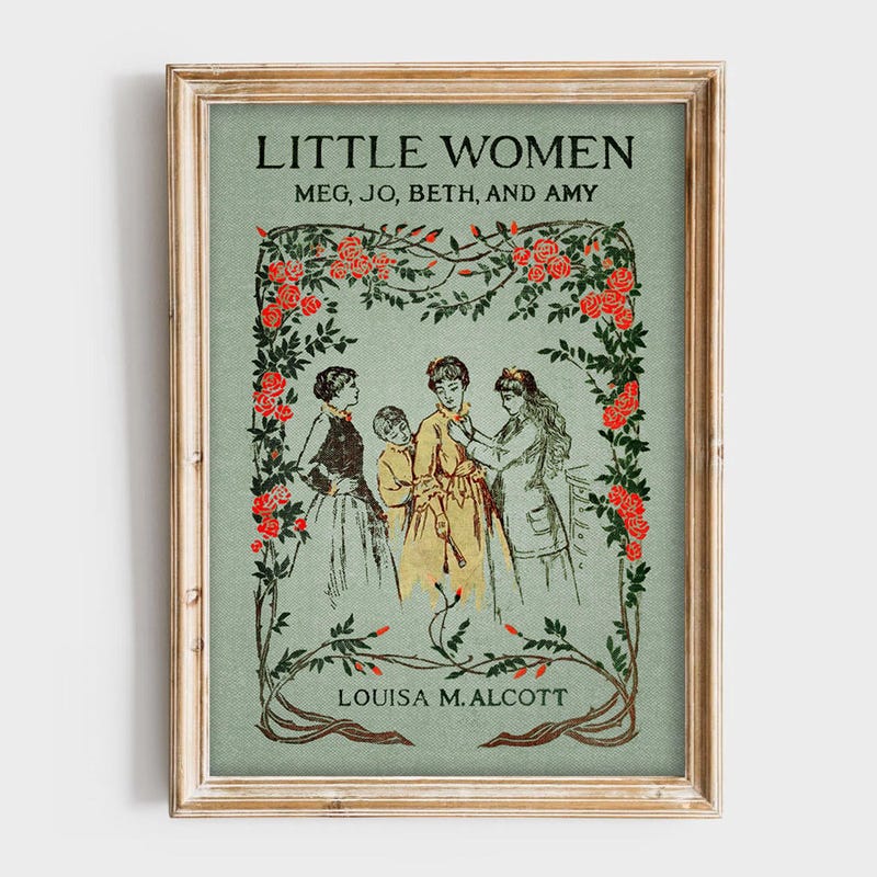 Little Women Book Cover - Etsy