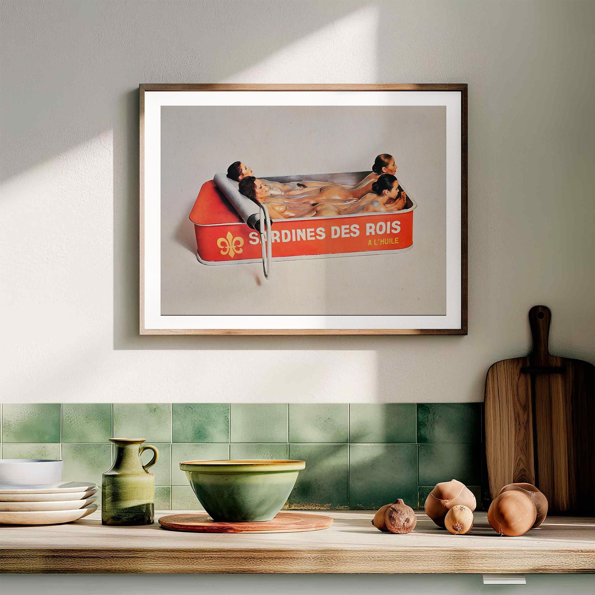 Sardines Des Rois Surrealism Photography Print Retro 1970s Vintage ...