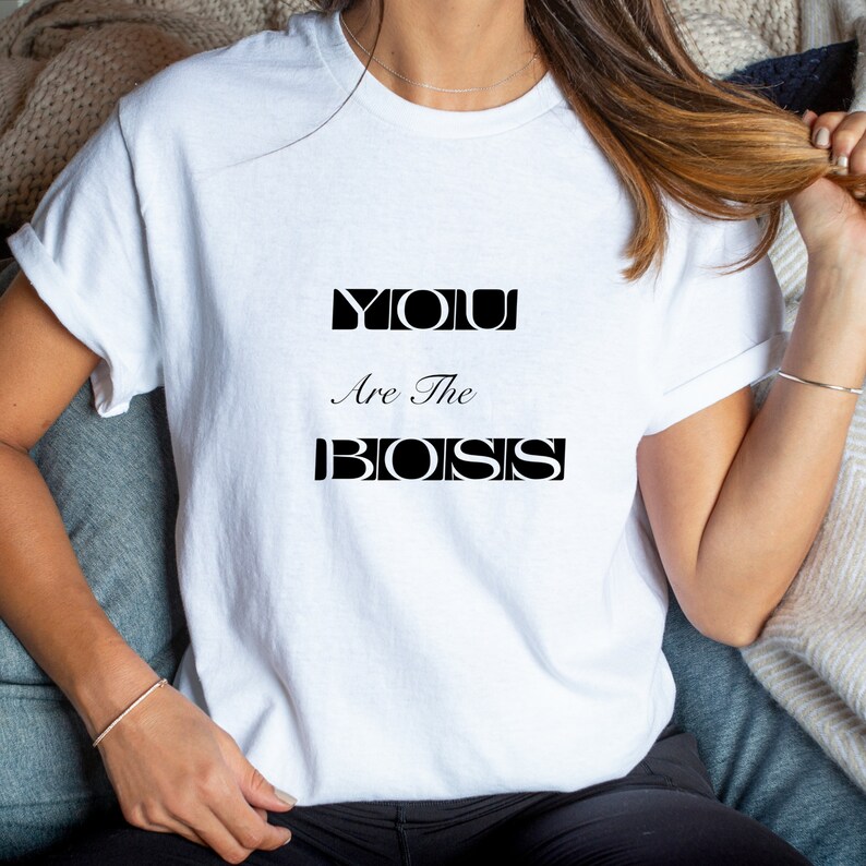 You Are the BOSS Logo T-shirt - Etsy