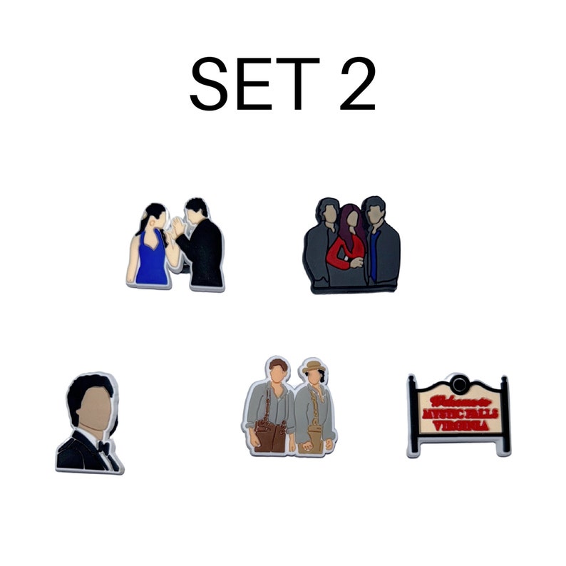 The Vampire Diaries Inspired Croc/ Shoe Charms - Etsy