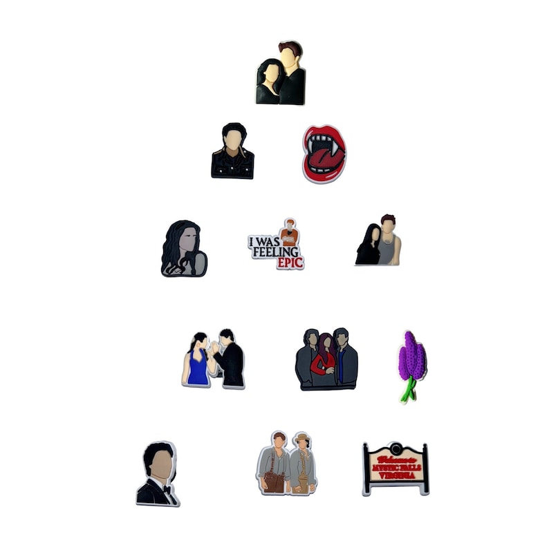 The Vampire Diaries Inspired Croc/ Shoe Charms - Etsy