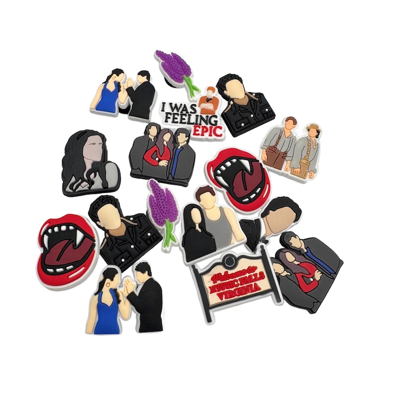 The Vampire Diaries Inspired Croc/ Shoe Charms - Etsy