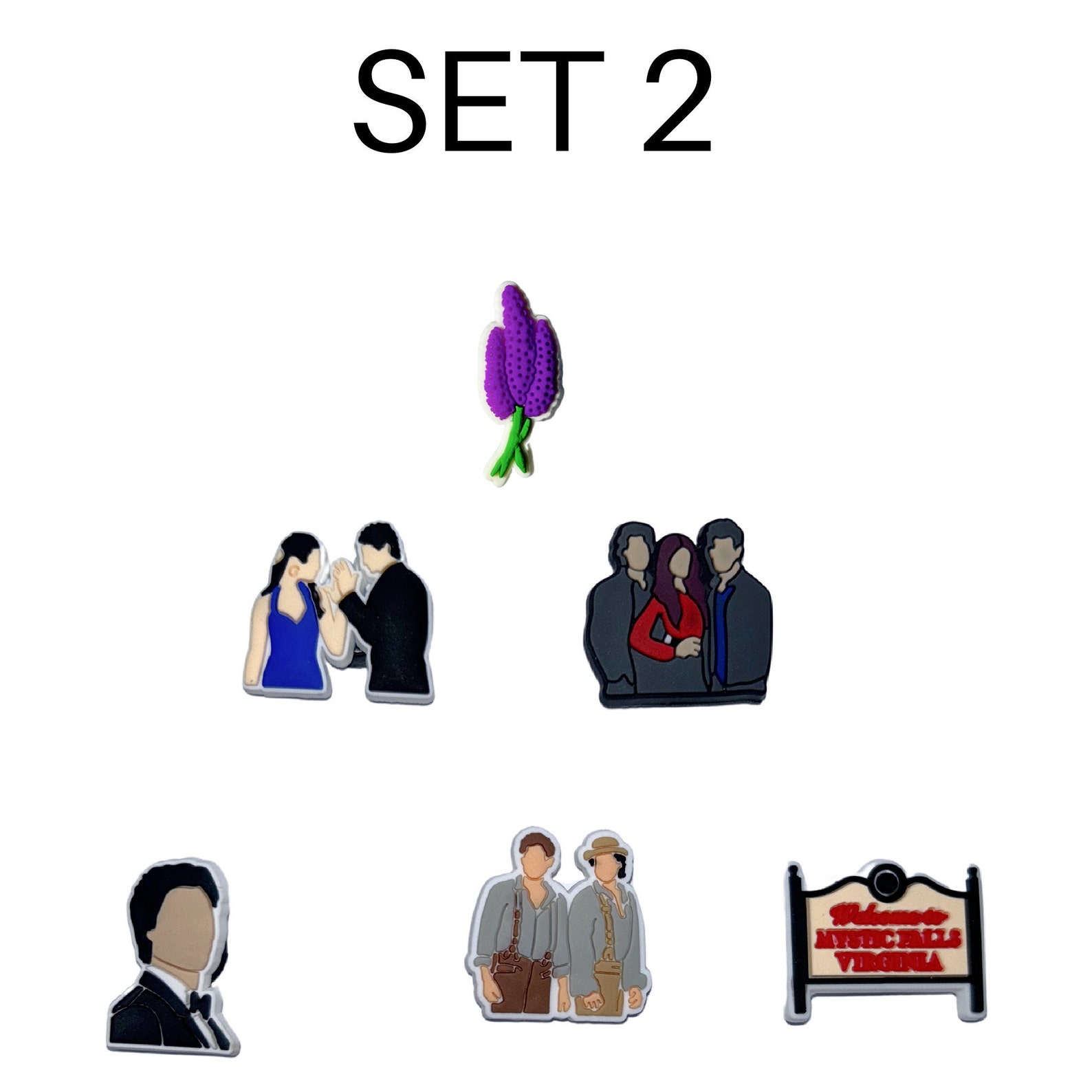 The Vampire Diaries Inspired Croc/ Shoe Charms - Etsy