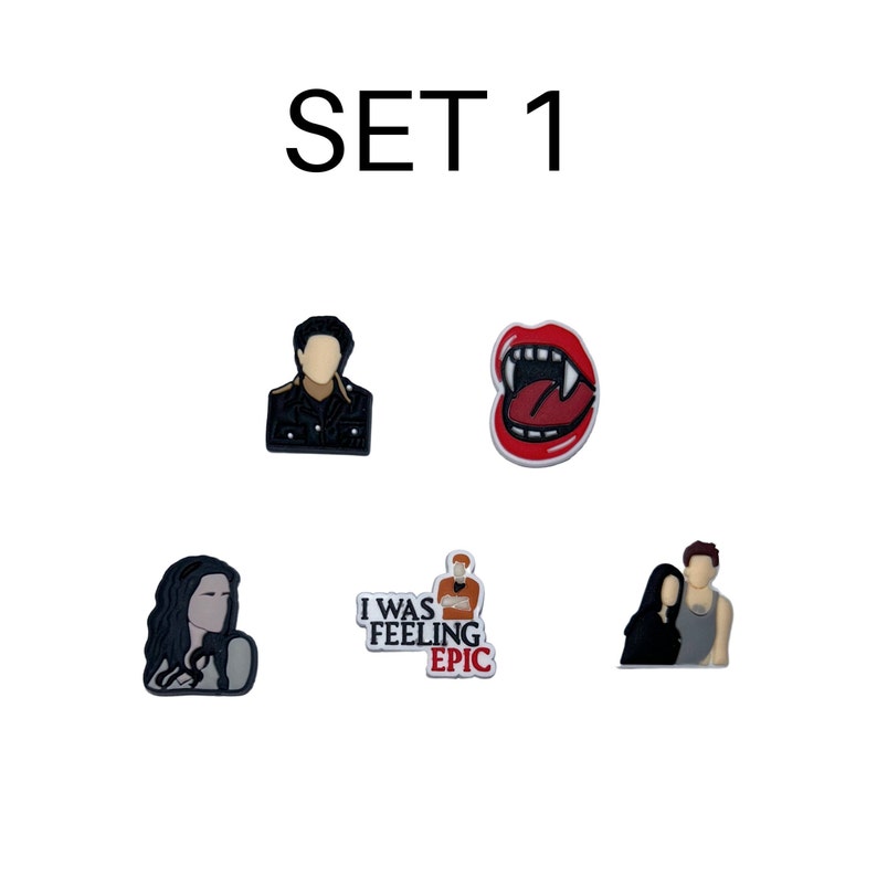 The Vampire Diaries Inspired Croc/ Shoe Charms - Etsy