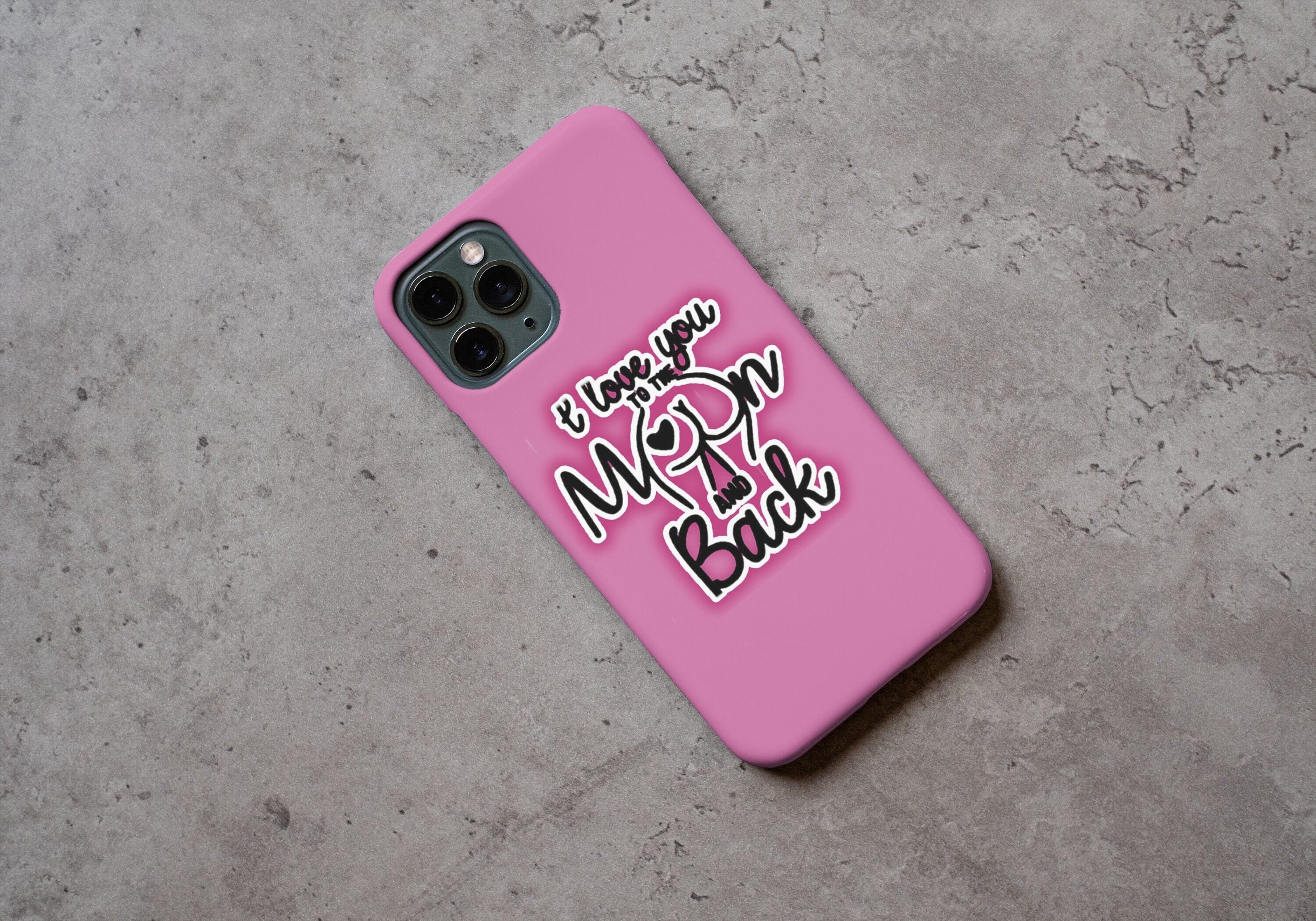 Love You to the Moon and Back Booty Call Phone Case,girl OF the Night Aesthetic Phone Case ...