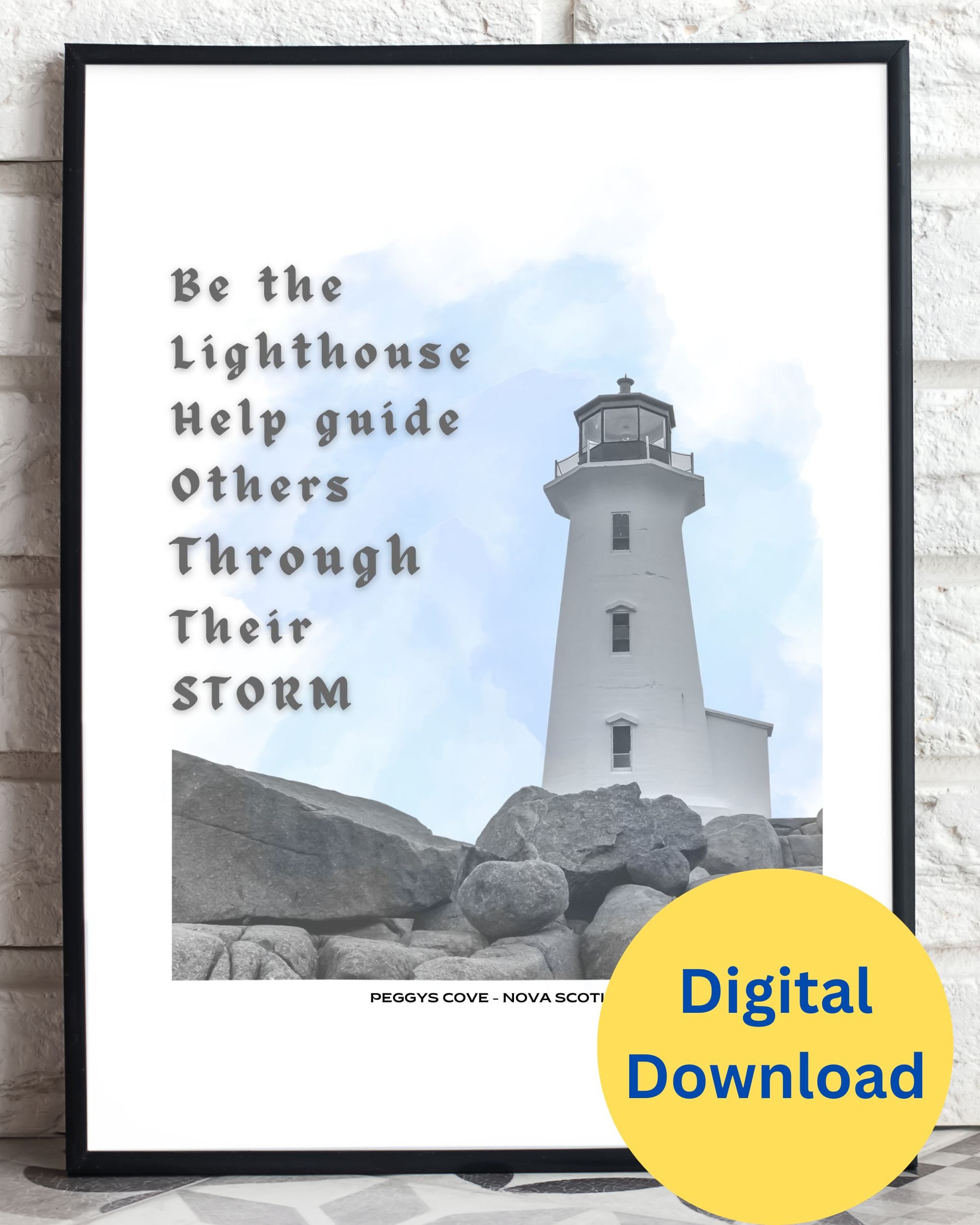 Lighthouse Printable Art, Digital, Downloadable, Lighthouse From ...