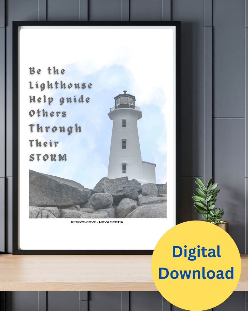 Lighthouse Printable Art, Digital, Downloadable, Lighthouse From ...