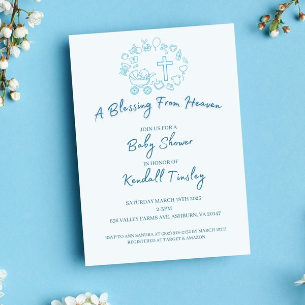 Christian Invitation - Etsy