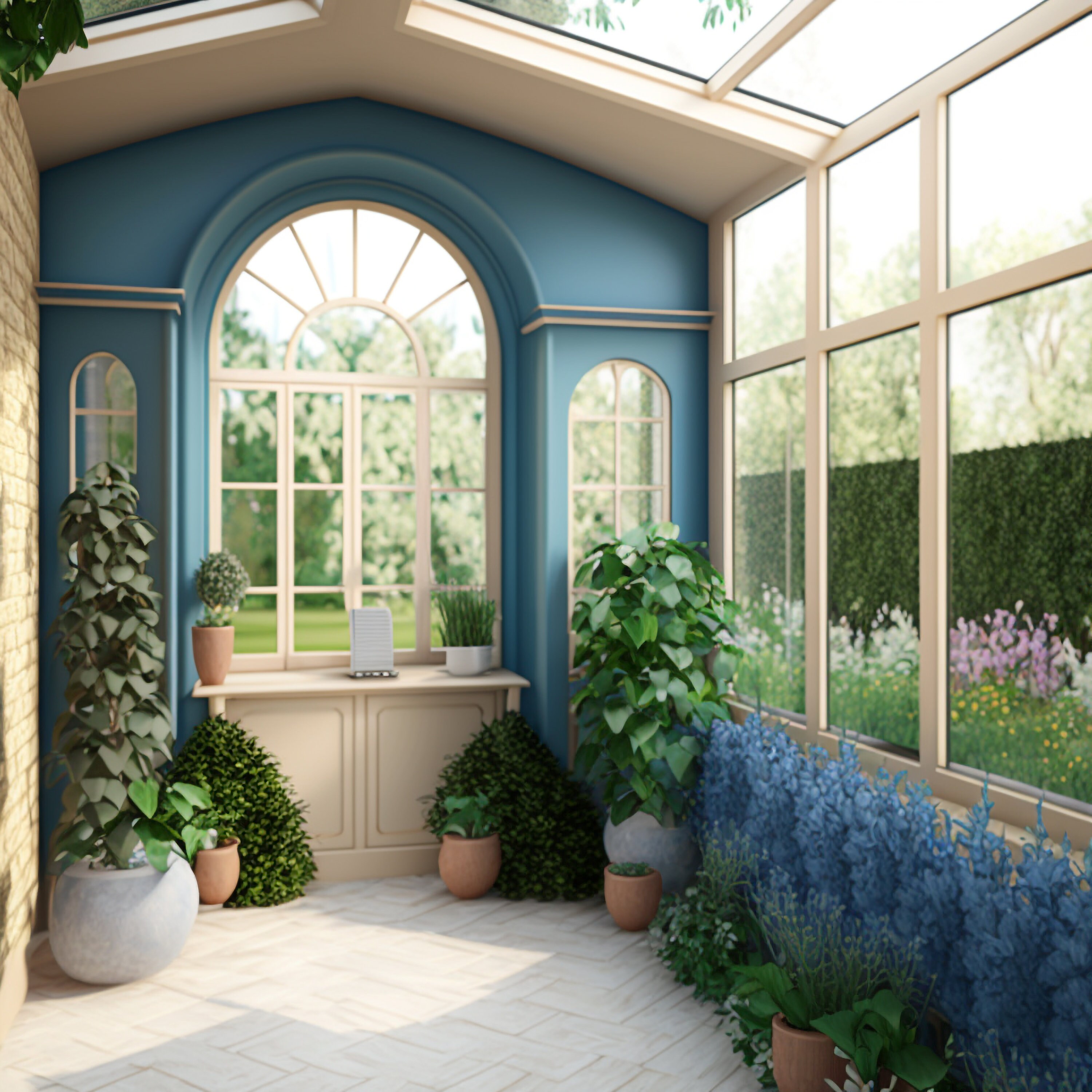 Lush Garden Digital Backdrop, Garden Digital Backdrop, Communion ...