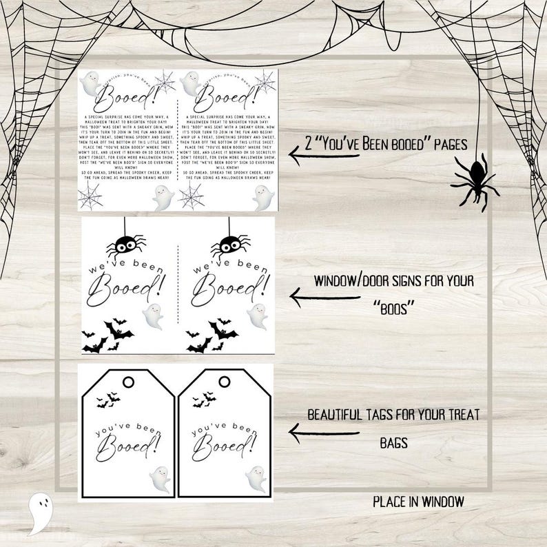 You've Been Booed Game/halloween Digital/you've Been Booed Digital ...