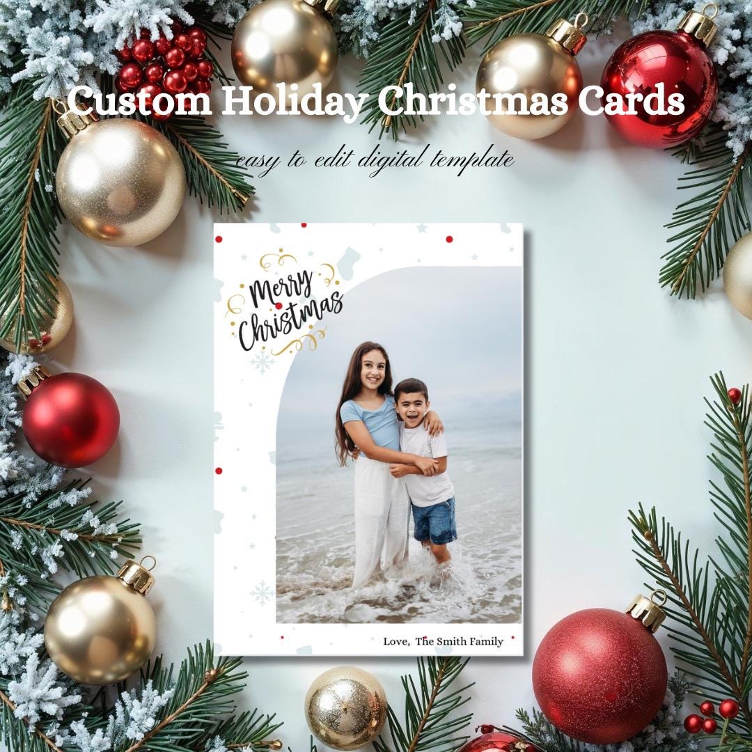 Christmas Card/holiday Card/custom Christmas Card/holiday Digital Card ...