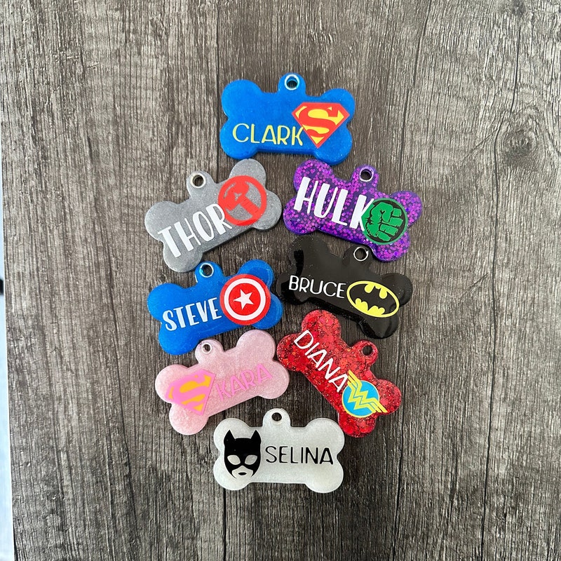 Captain America Name Tag - Etsy