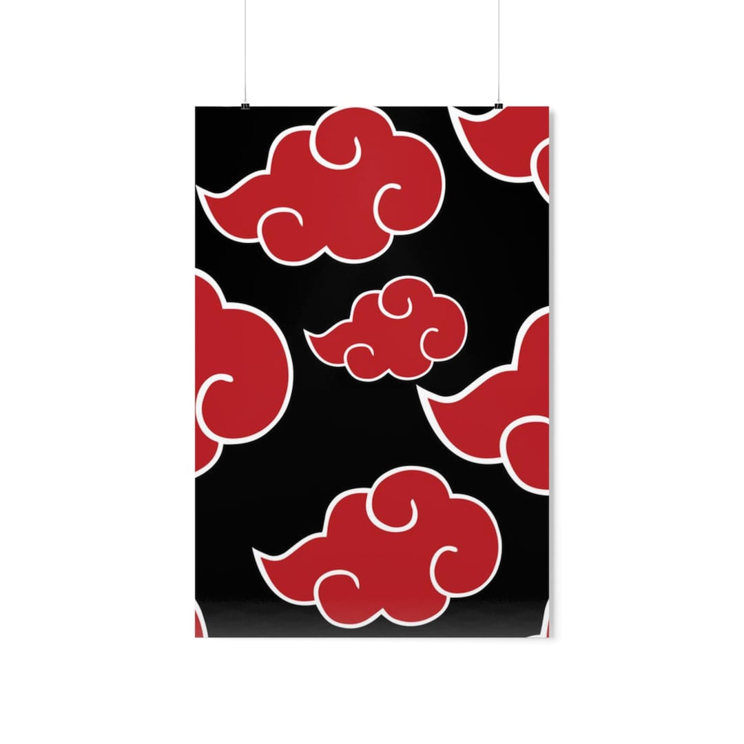 Akatsuki Cloud Naruto Premium Matte Vertical Posters - Etsy