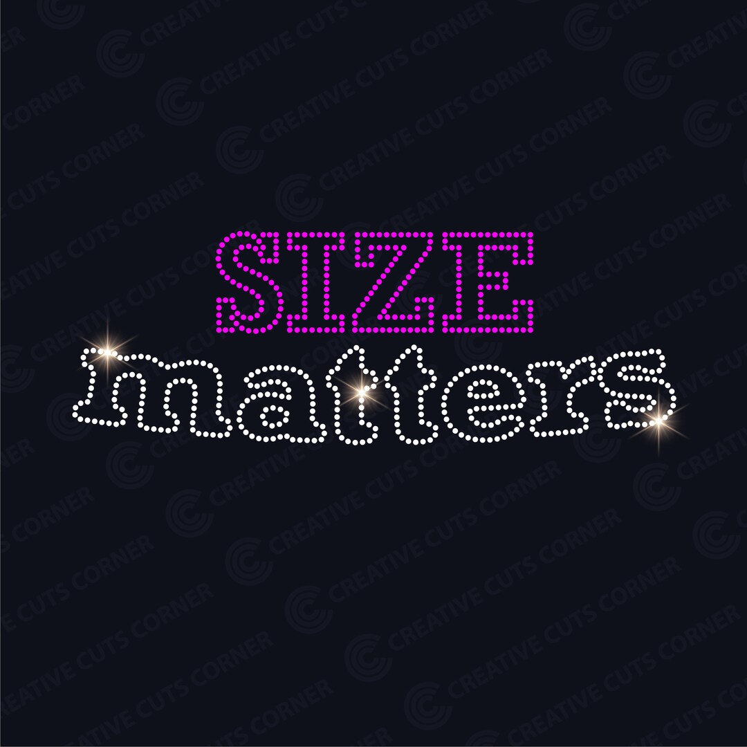 Rhinestone Template Size Matters Svg File Rhinestone Template Ss6 ...