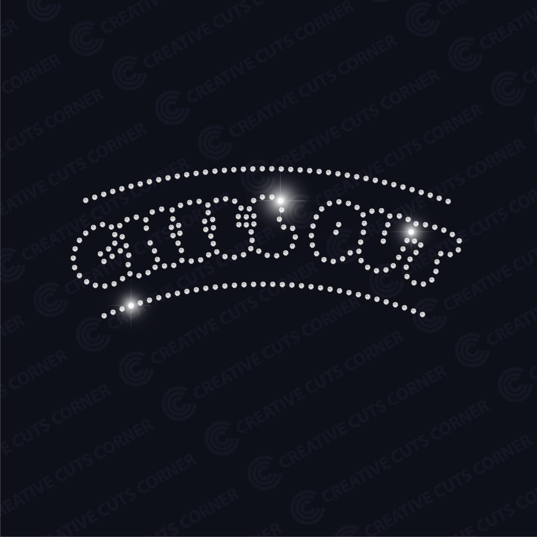 Rhinestone Template Ss10 Chill Out Design Rhinestone Svg File for ...