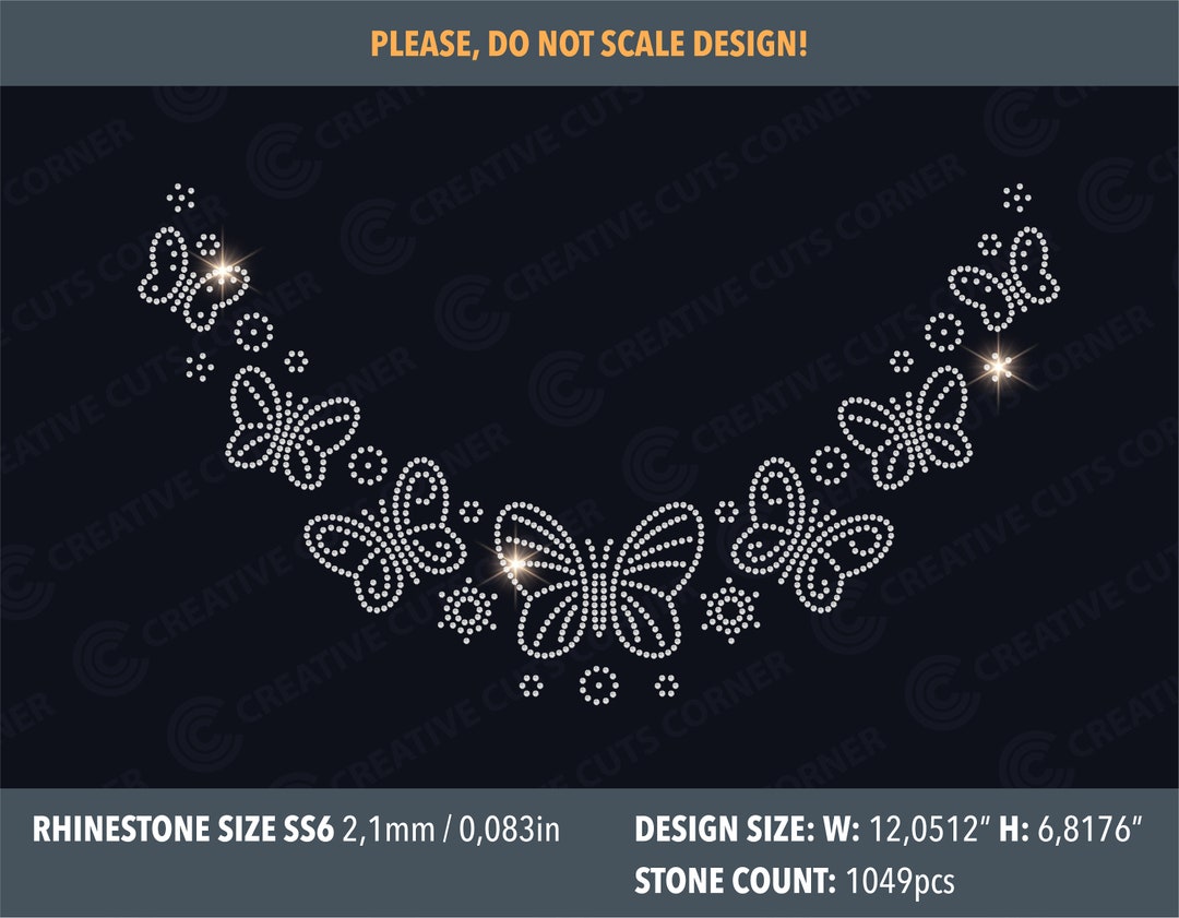 Rhinestone Necklace Svg Rhinestone Template Svg File Hotfix Rhinestone ...