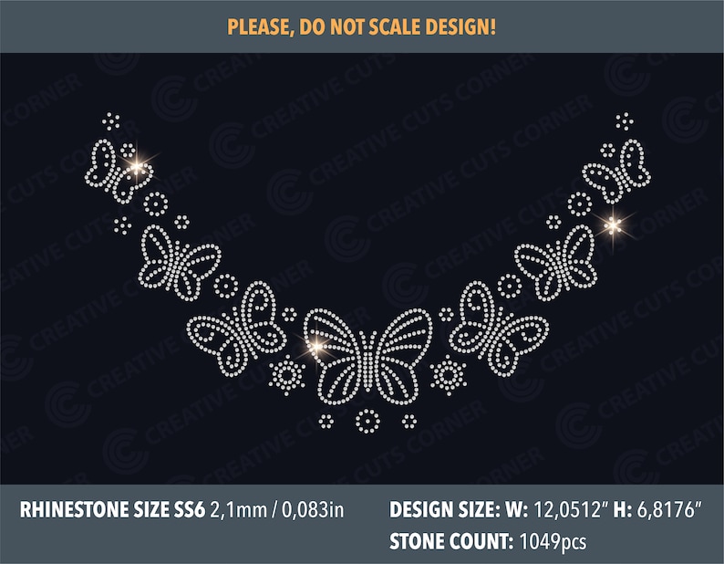 Rhinestone Necklace Svg Rhinestone Template Svg File Hotfix Rhinestone ...