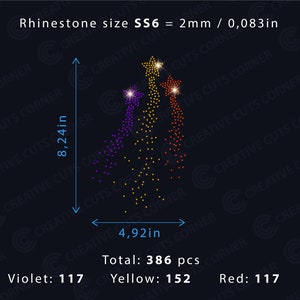 Rhinestone Template Svg File for Cricut Cut File Rhinestone Applique ...