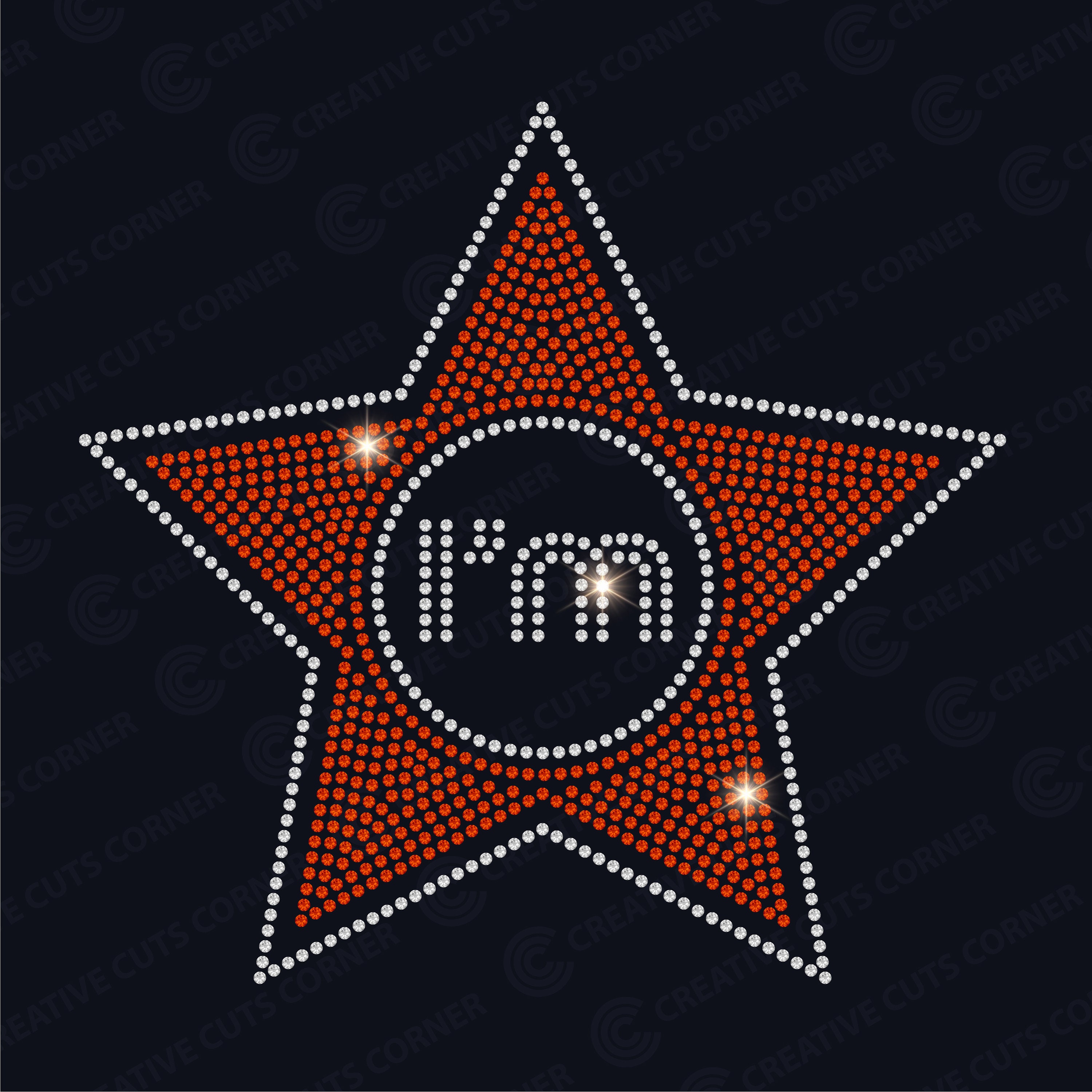 Star Rhinestone Template for Cricut Instant Download Svg Rhinestone ...